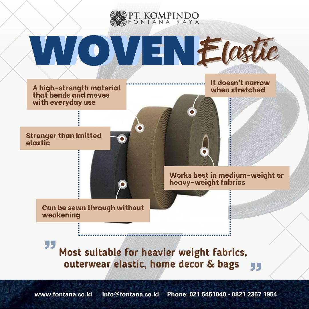 Woven Elastic Overview & The Common Uses of Woven Elastic